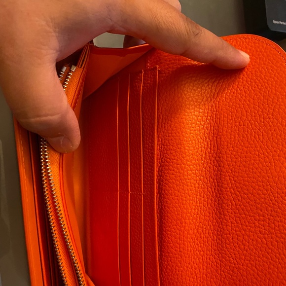 Hermes | Bags | Herms Orange Clutch | Poshmark